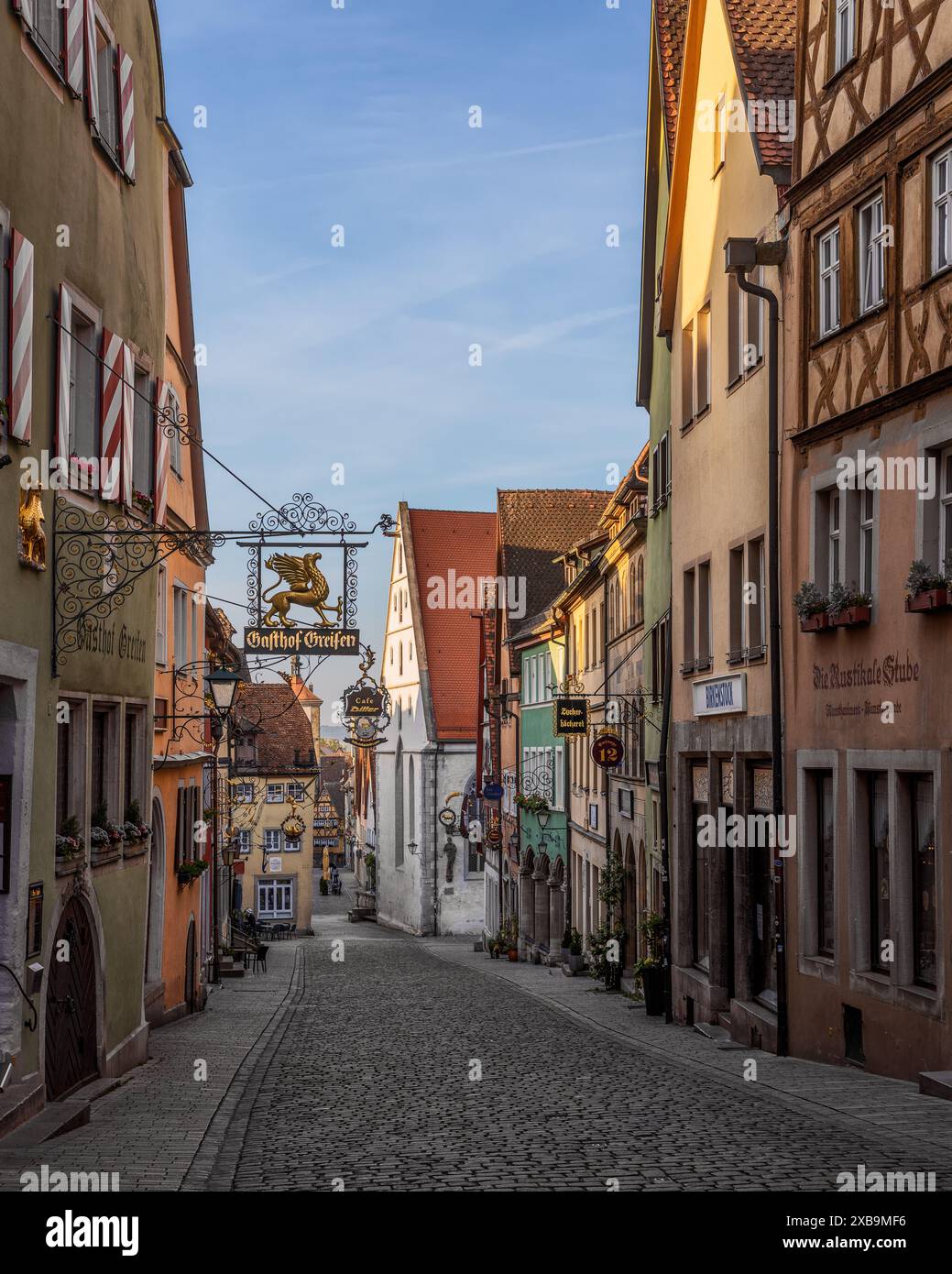 The magical old town in Rothenburg ob der Tauber and its beautiful ...