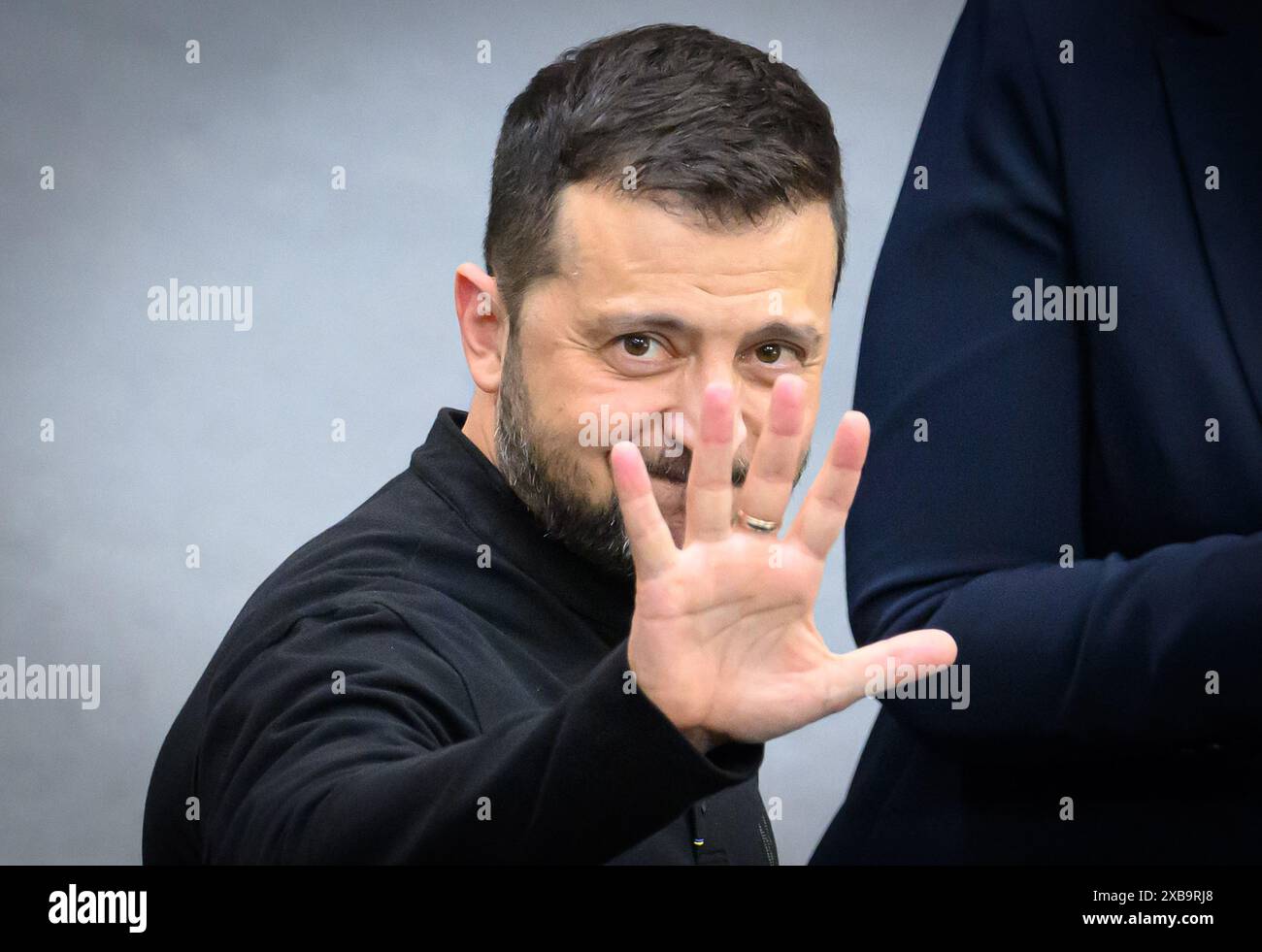 Berlin, Germany. 11th June, 2024. Volodymyr Zelensky, President of ...