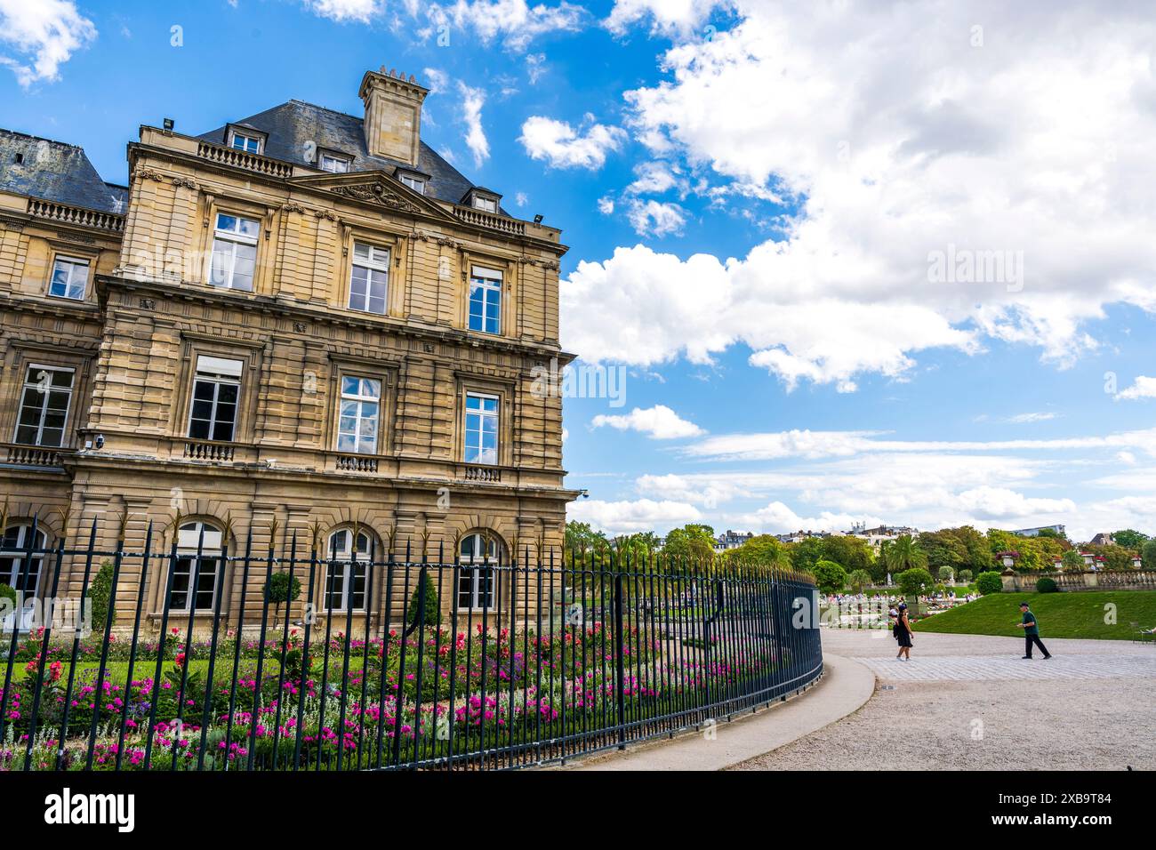 Luxembourg Palace, home to the Senate of France and the Musée du ...