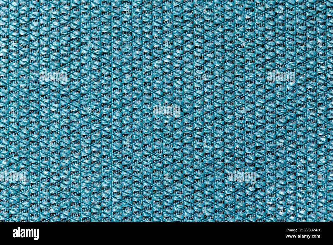 Rough azure thick fabric texture, high detailed backdrop, closeup macro ...