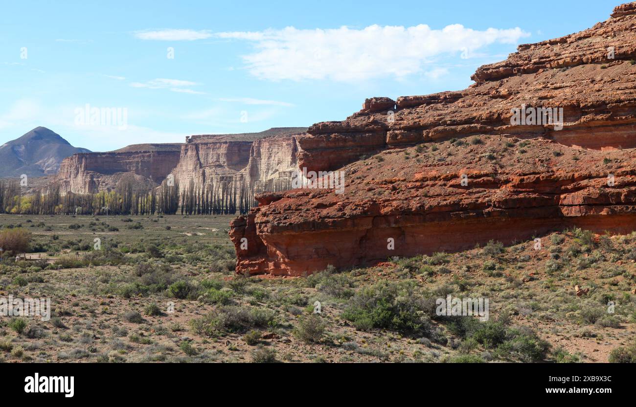 Los Altares Valley, Esquel, Chubut. Patagonia, Argentina Stock Photo ...