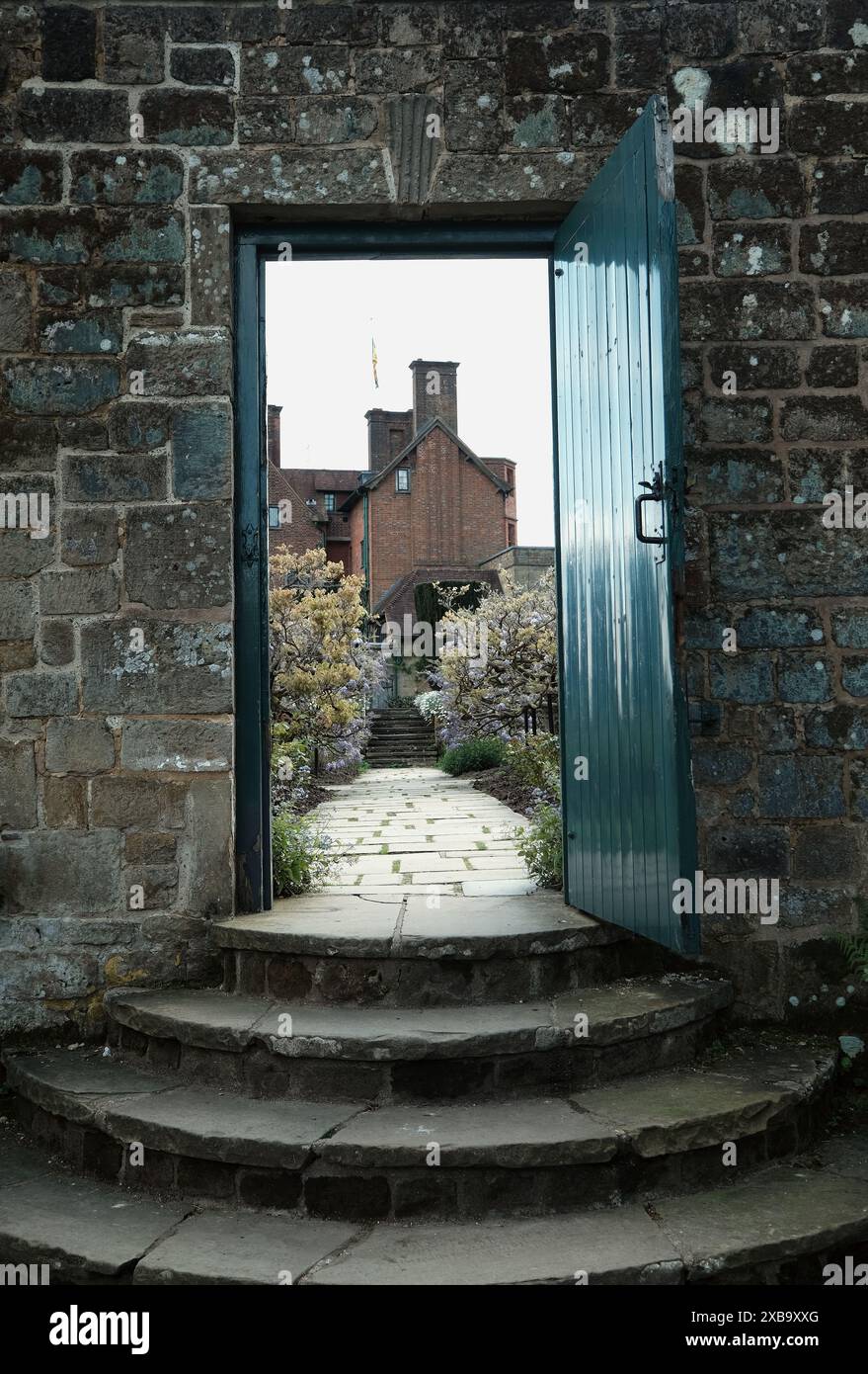 the gardens of Chartwell, home of Sir Winston Churchill in Kent, in ...