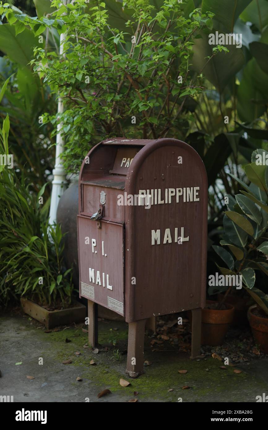 The Philippine Old Mail Box Stock Photo - Alamy