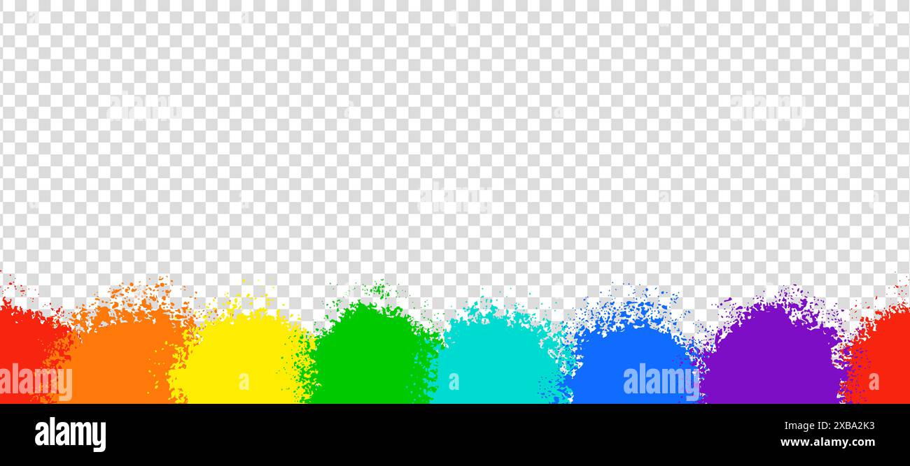 Hand drawn powder explosion seamless border Stock Vector Image & Art ...