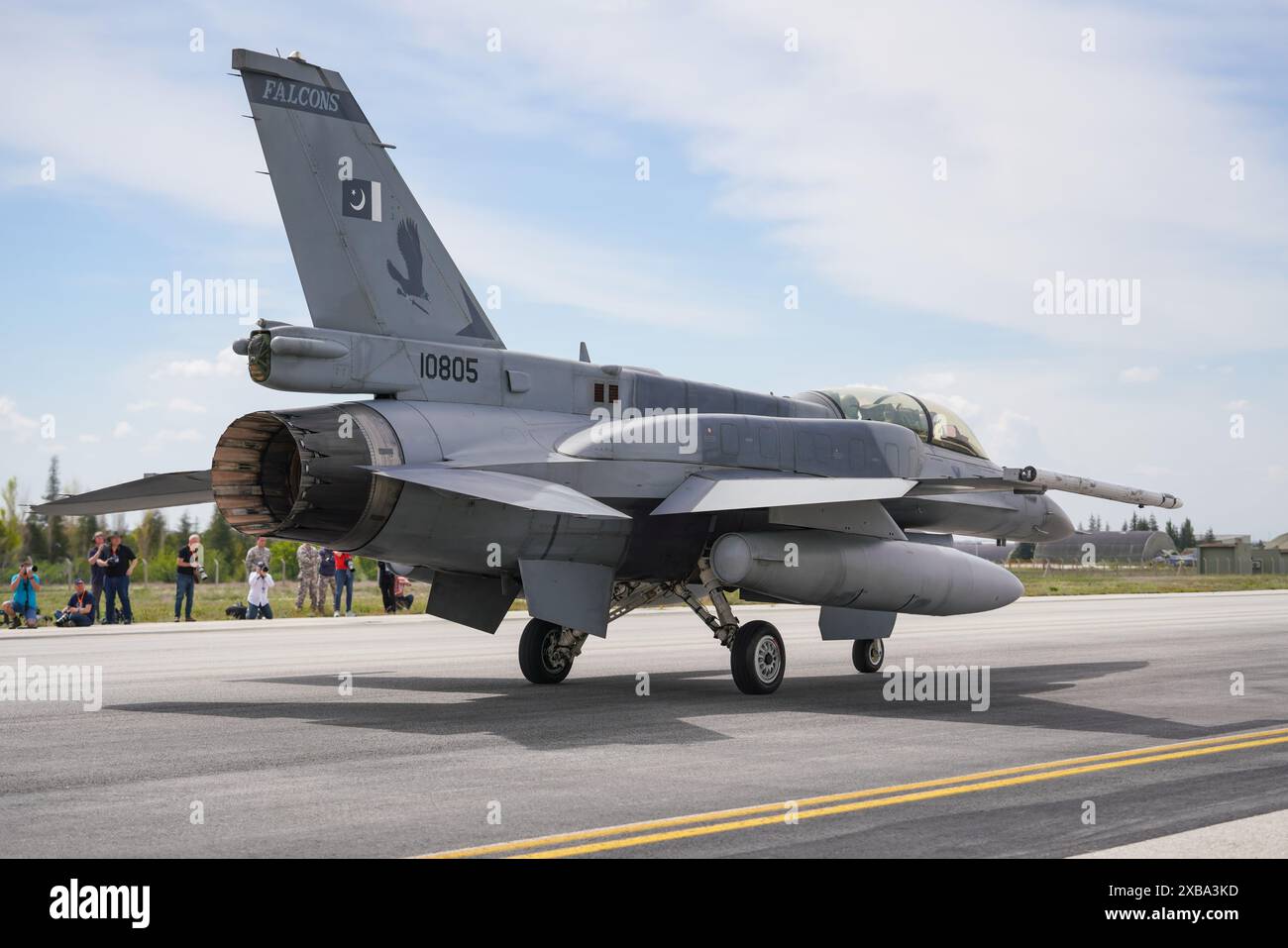 KONYA, TURKIYE - MAY 09, 2023: Pakistan Air Force Lockheed Martin F-16D ...