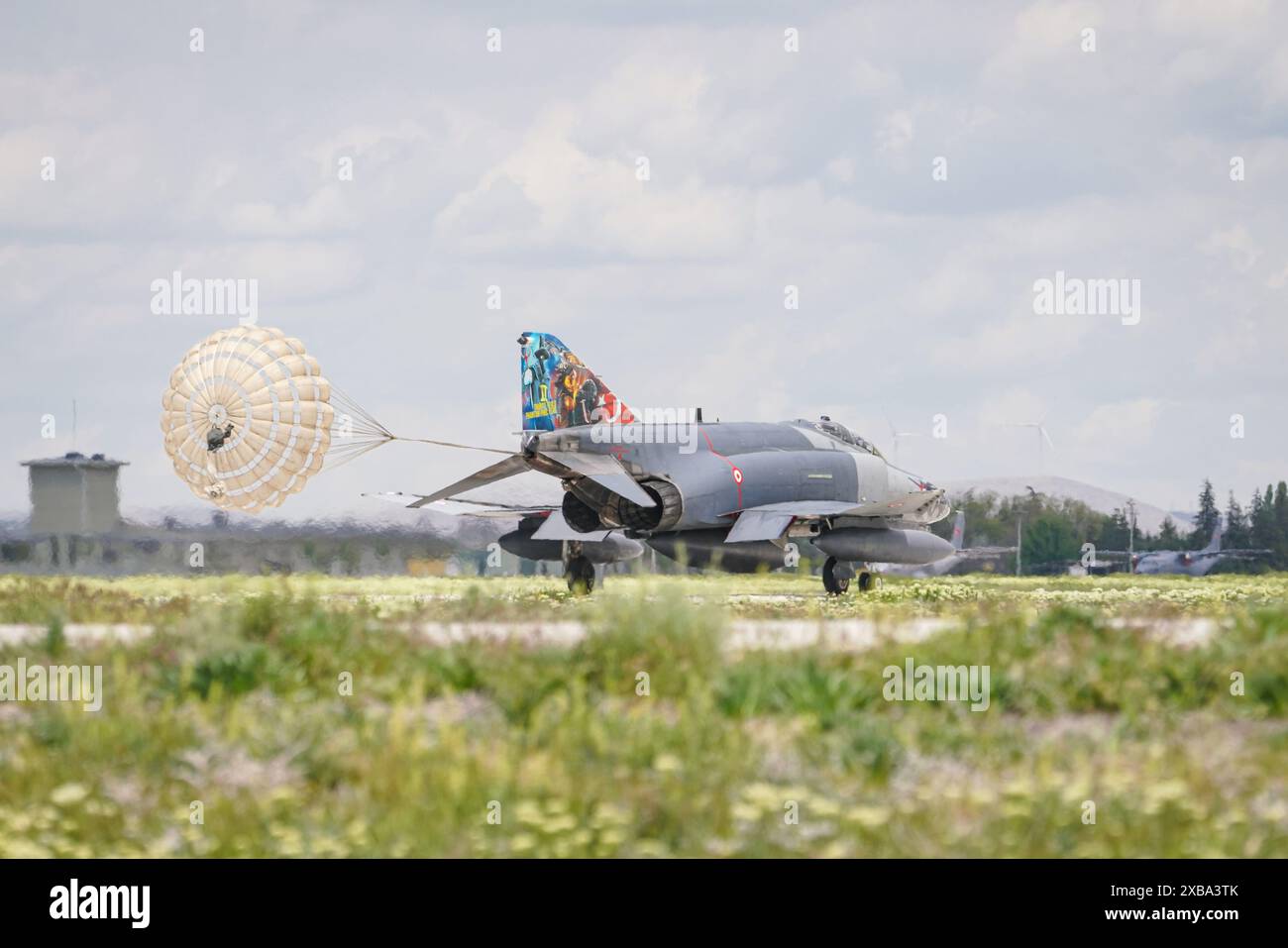 KONYA, TURKIYE - MAY 09, 2023: Turkish Air Force McDonnell Douglas F-4E ...