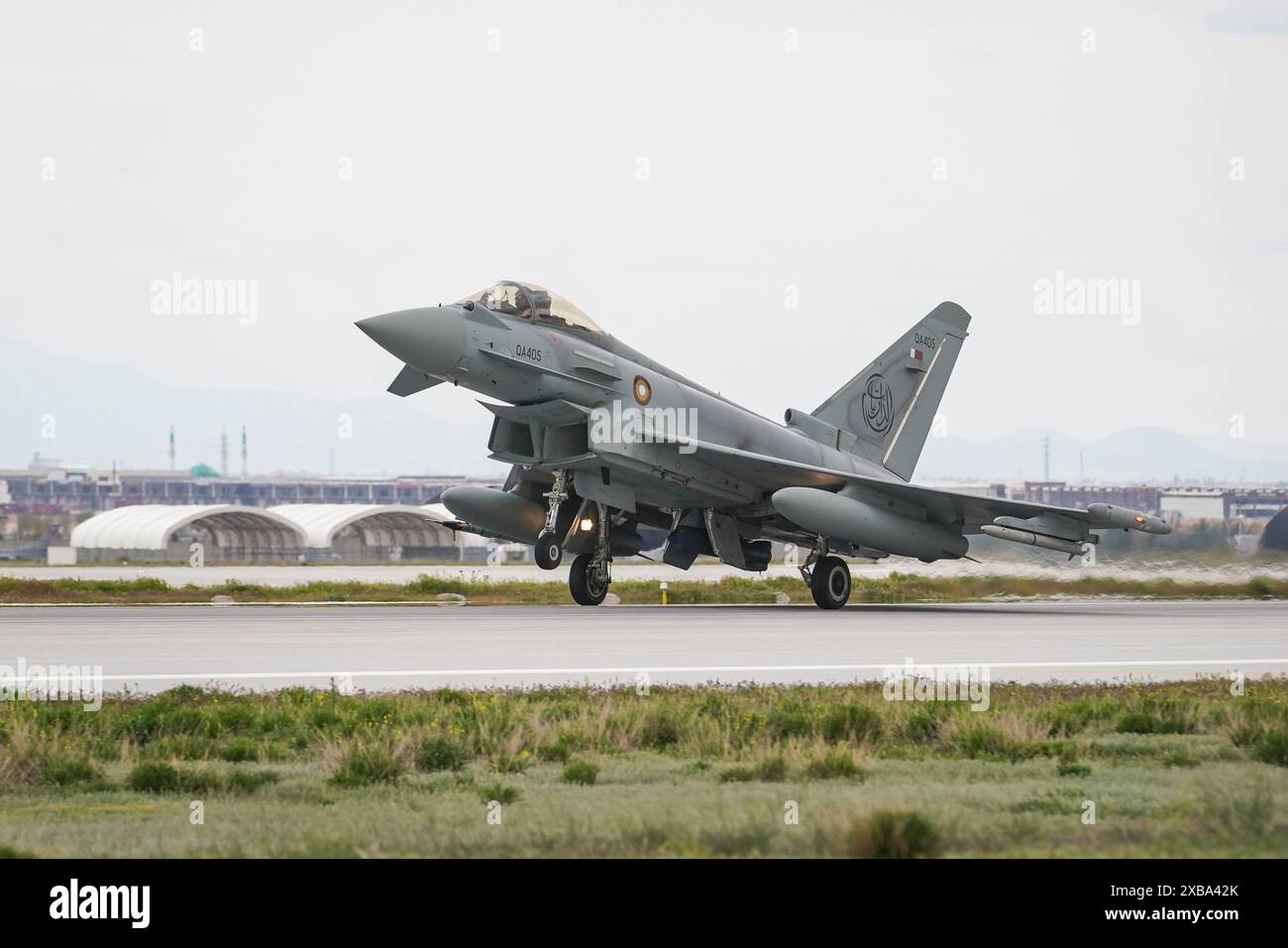 KONYA, TURKIYE - MAY 09, 2023: Qatar Air Force Eurofighter Typhoon ...