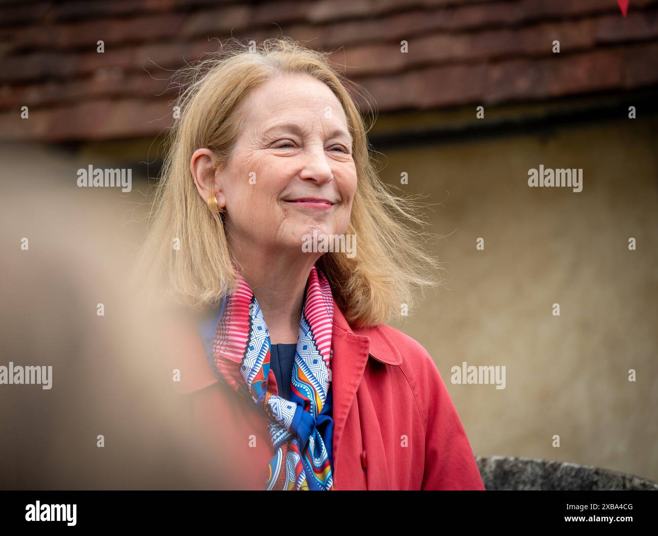 Susan Eisenhower granddaughter of Dwight Eisenhower, at the 80th ...