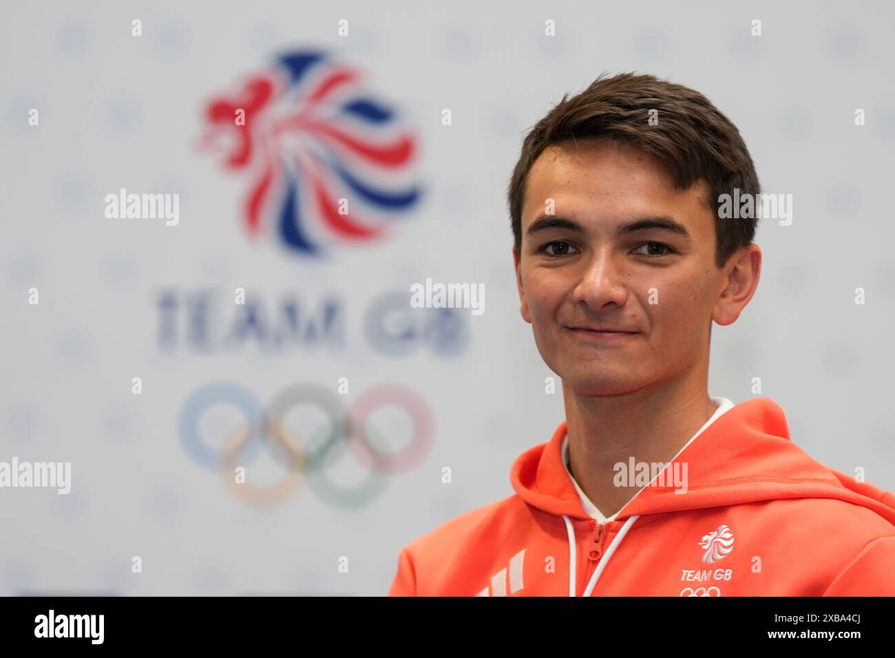 Alex Yee During A Team Gb Kitting Out Session Ahead Of The 2024 Paris Olympics At The Birmingham 