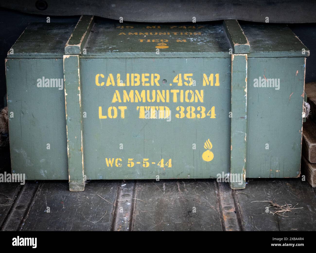 Ammunitions box from the 80th Southwick Revival commemorating the D-day ...