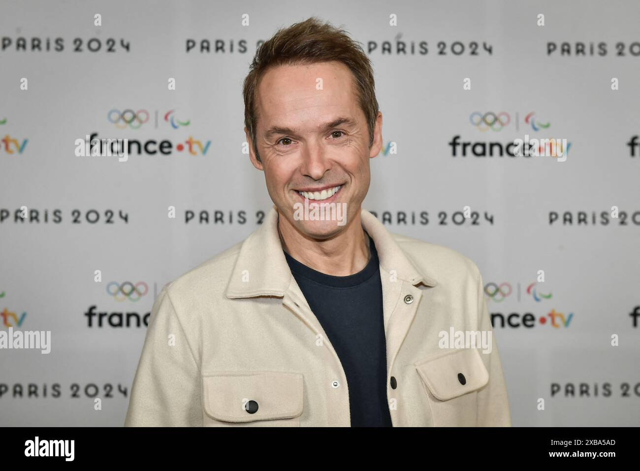 French journalist Damien Thevenot poses for a photocall prior to the ...