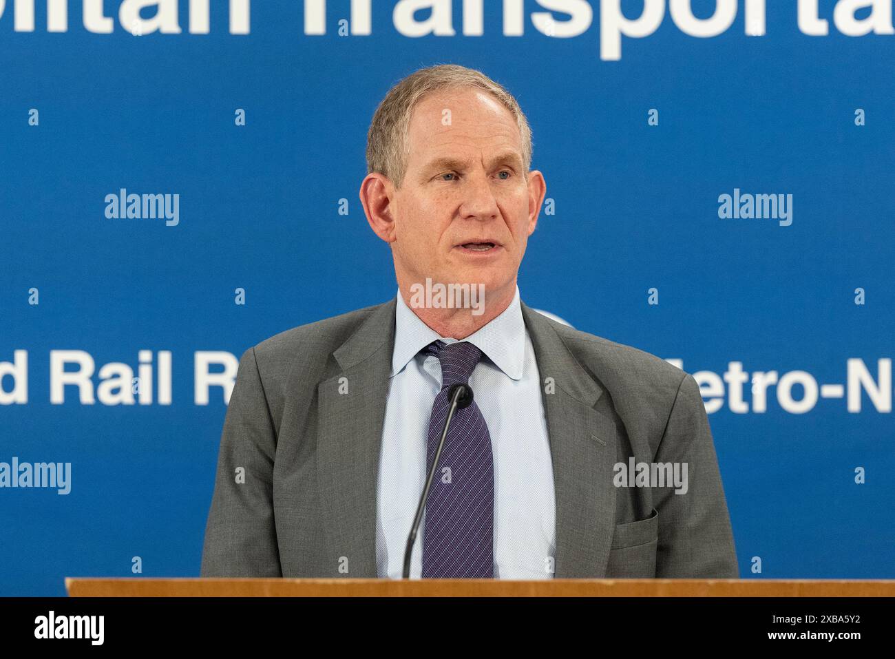 Metropolitan Transit Authority (MTA) Chair and CEO Janno Lieber makes ...