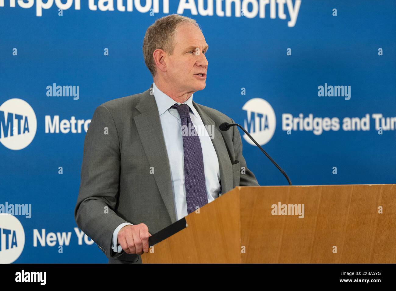 Metropolitan Transit Authority (MTA) Chair and CEO Janno Lieber makes ...