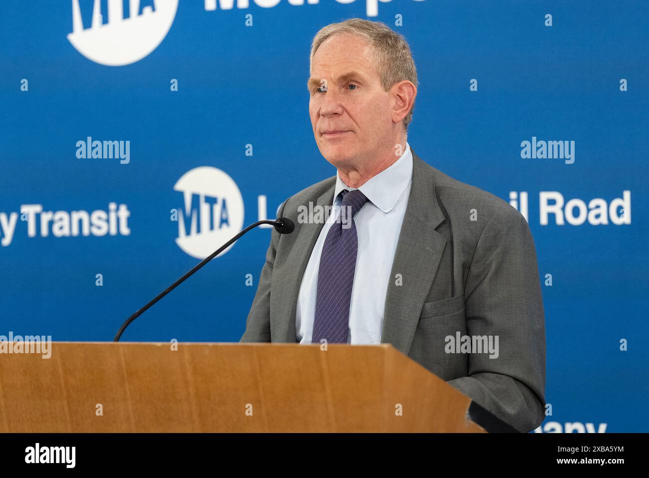 Metropolitan Transit Authority (MTA) Chair and CEO Janno Lieber makes ...