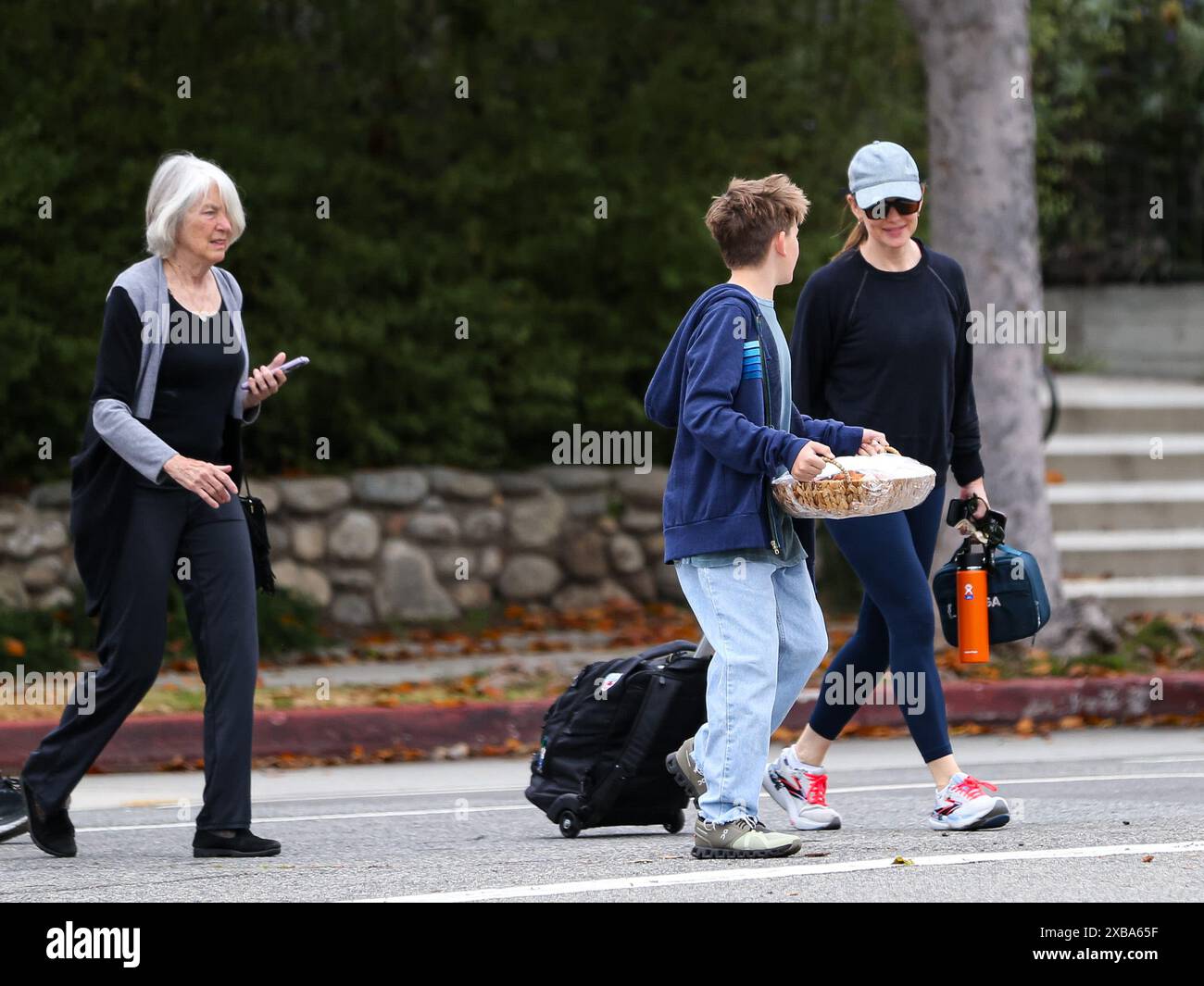 Jennifer Garner with Samuel Affleck and Ben Affleck's mom Christopher ...