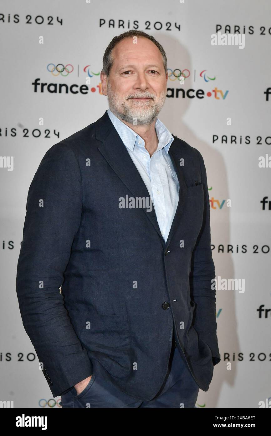 French journalist Philippe Lafon poses for a photocall prior to the ...
