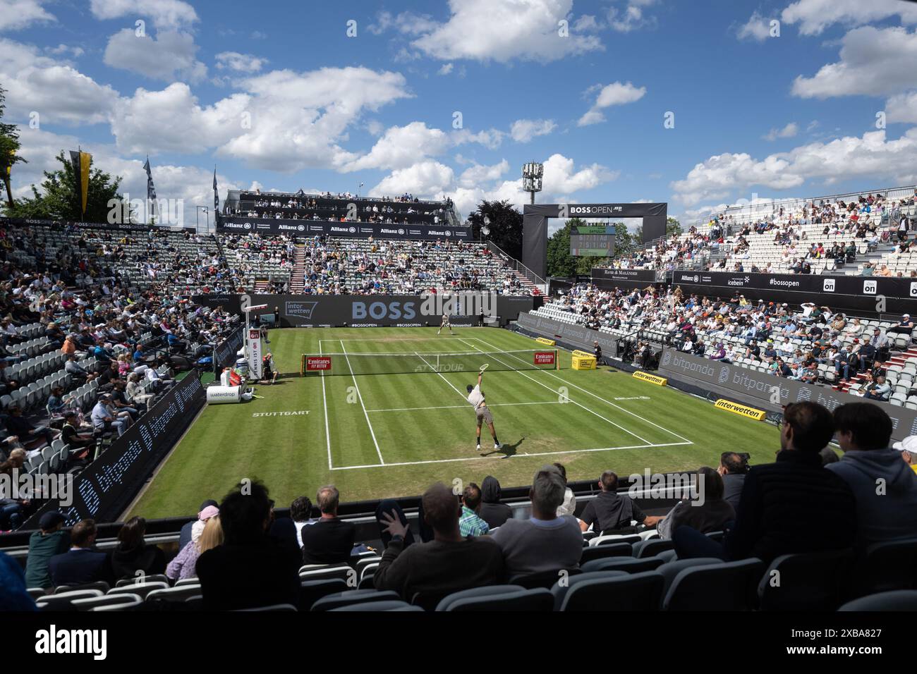 Stuttgart, Germany. 11th June, 2024. Tennis: ATP Tour - Stuttgart, Singles, Men, 1st round ...