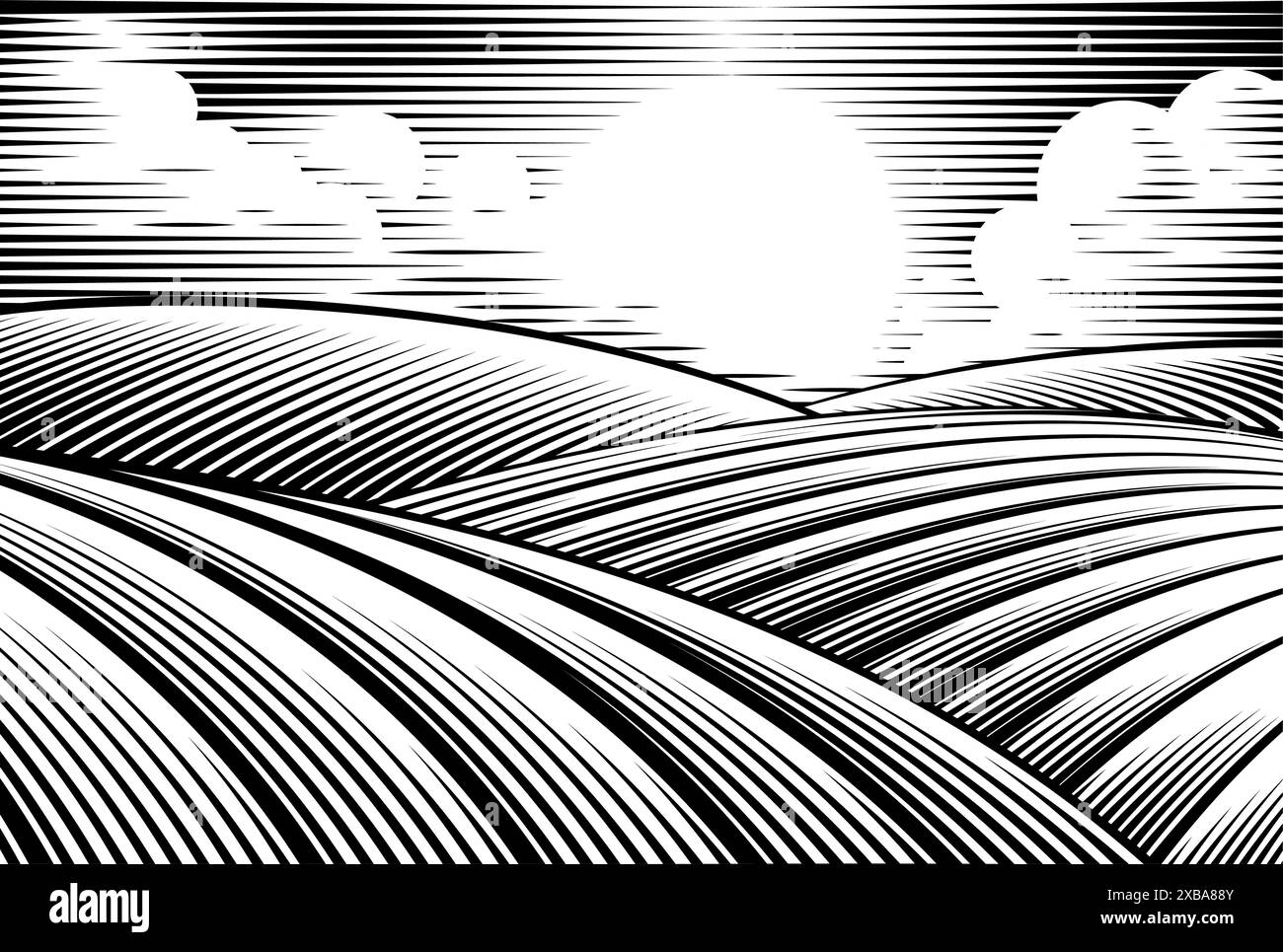 Horizon line drawing hi-res stock photography and images - Alamy