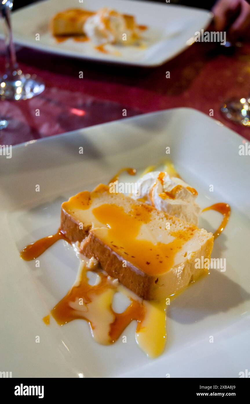 Pudding. Close view Stock Photo - Alamy