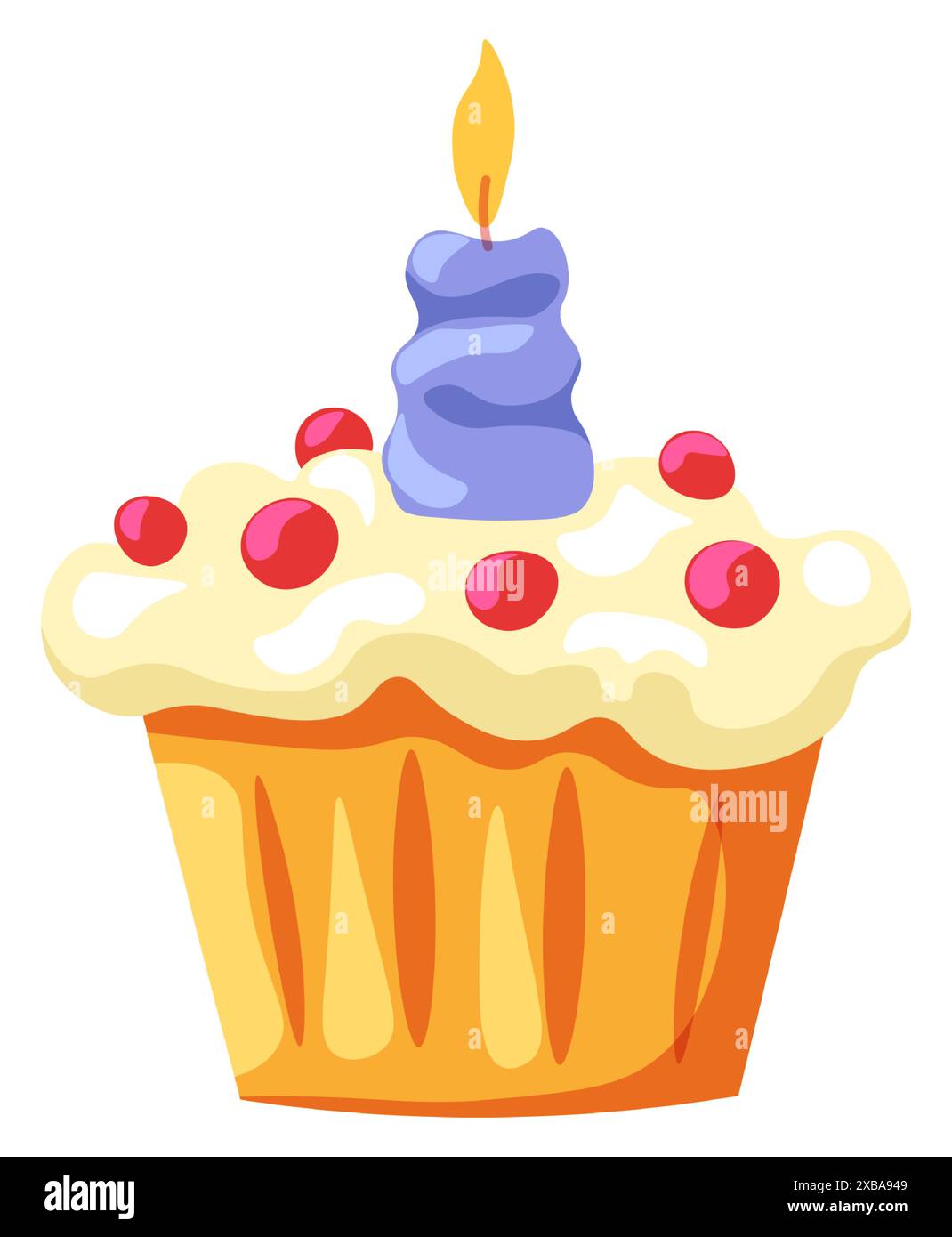 Festive cupcake celebration Stock Vector Images - Alamy