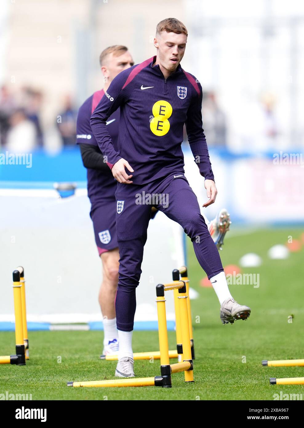 England's Cole Palmer during a training session at the Ernst-Abbe ...