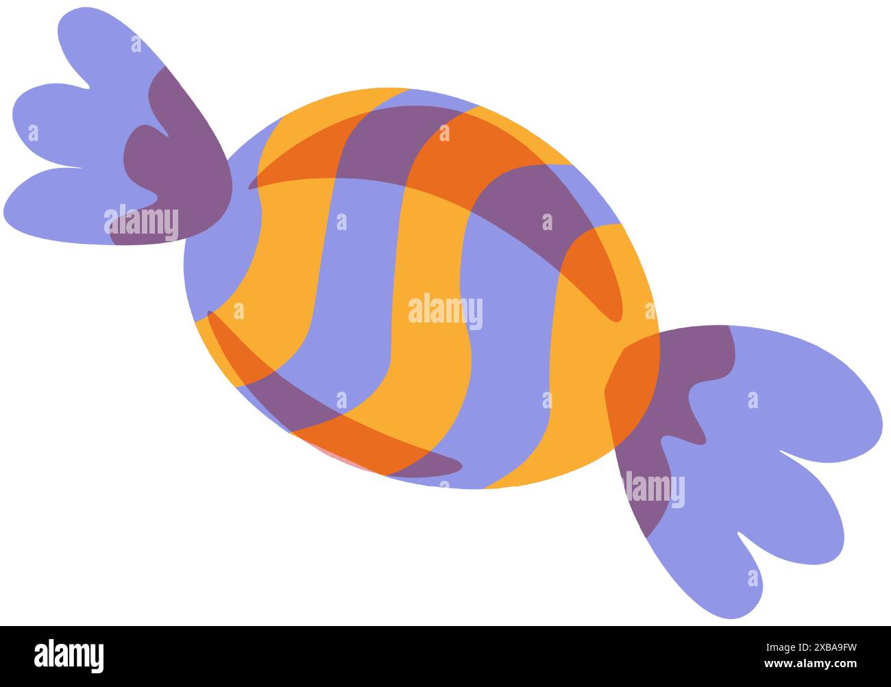 Colorful Wrapped Candy Illustration Stock Vector Image & Art - Alamy