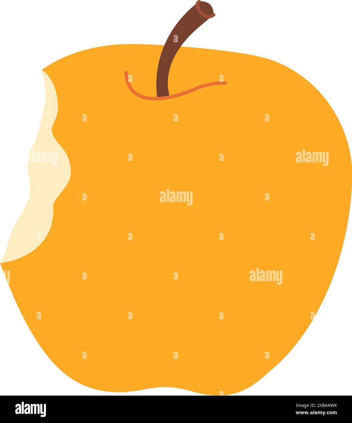 Apple shape cartoon hi-res stock photography and images - Alamy