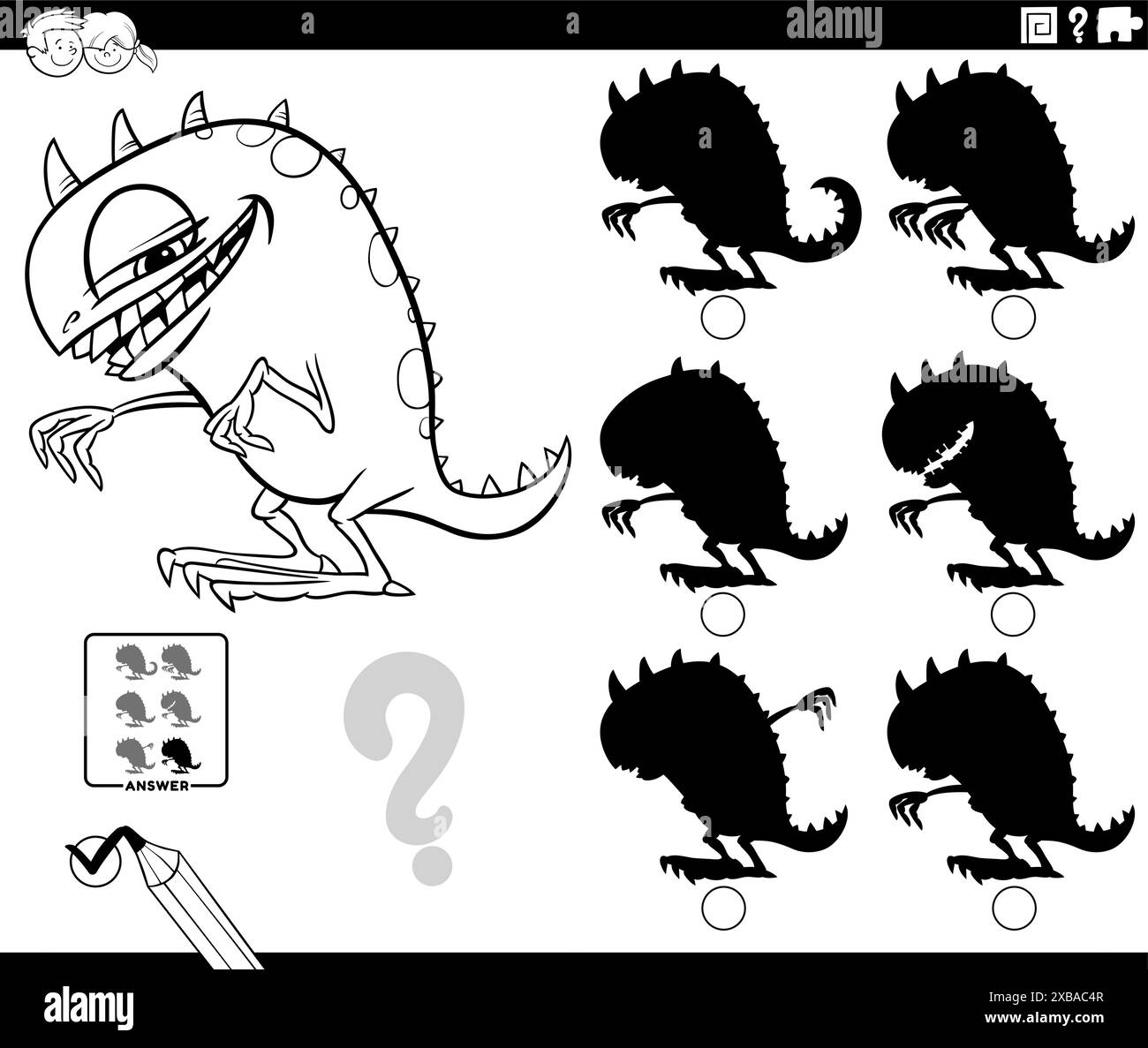 Fantasy dragon coloring page Black and White Stock Photos & Images - Alamy