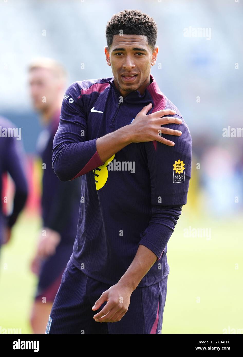 England's Jude Bellingham during a training session at the Ernst-Abbe ...