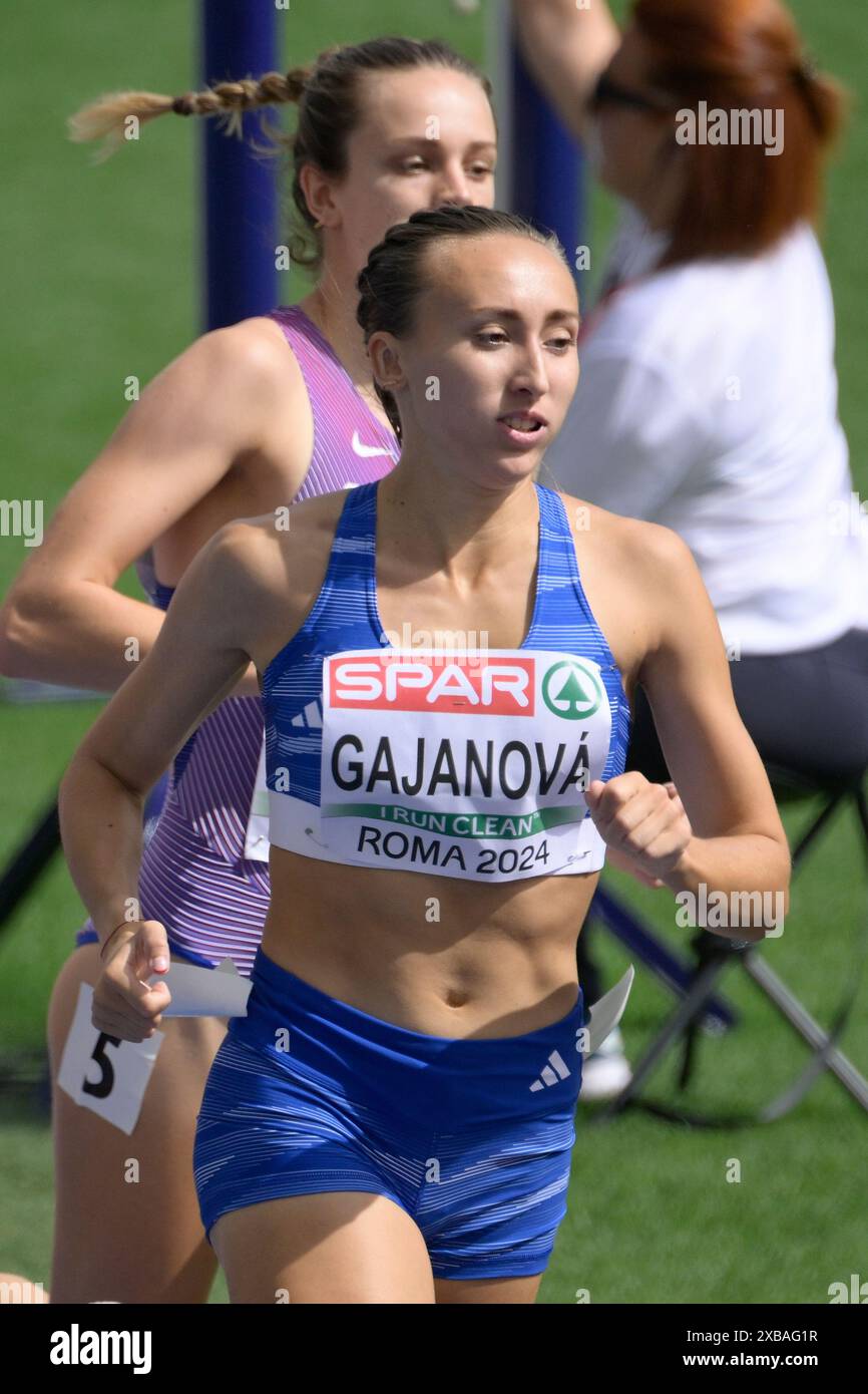 Roma, Italia. 11th June, 2024. Slovak Republic's Gabriela Gajanova ...