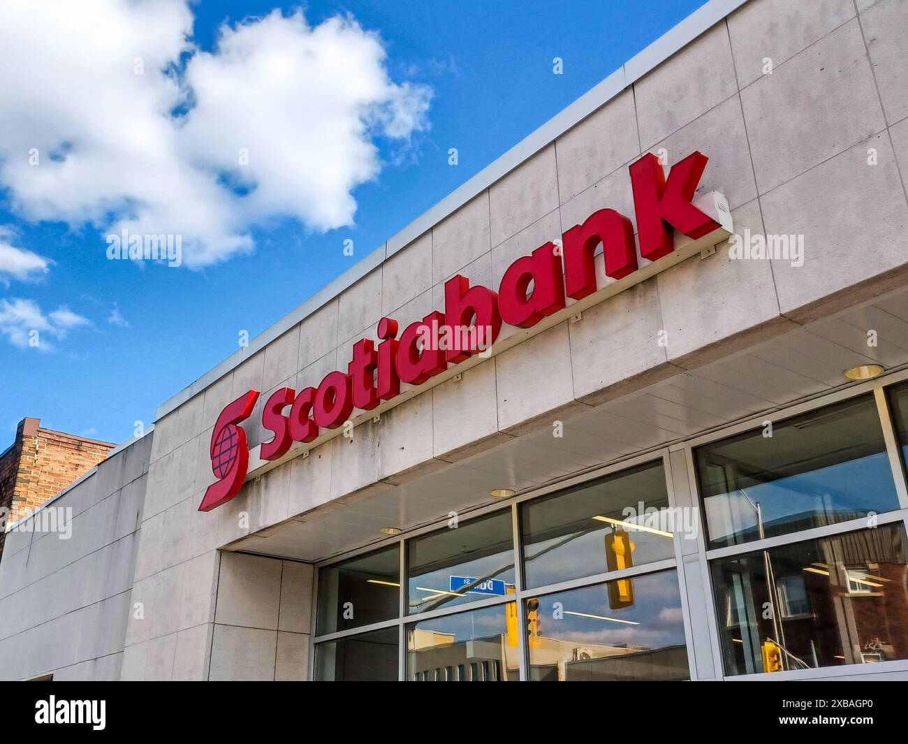 Toronto, ON, Canada – November 3, 2023: The logo and brand sign of ...