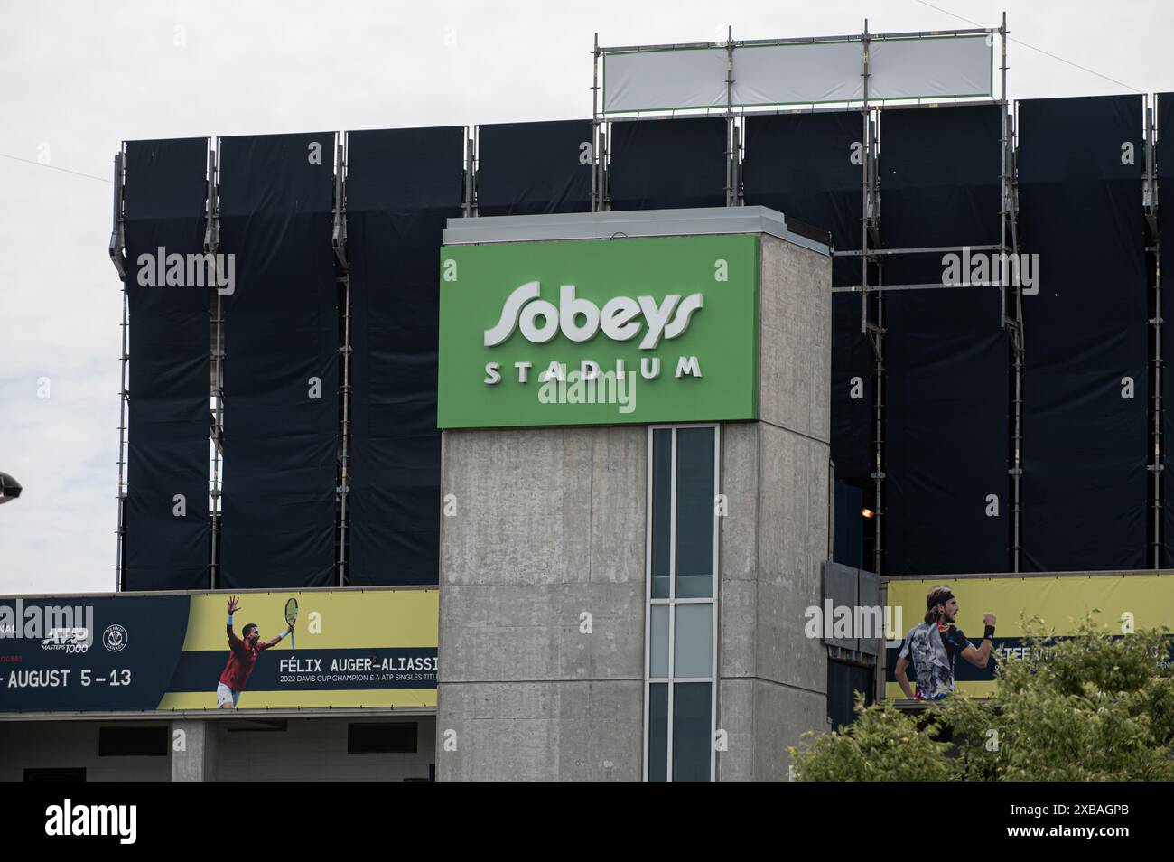 Toronto, ON, Canada – August 10, 2023: The logo and brand sign on ...