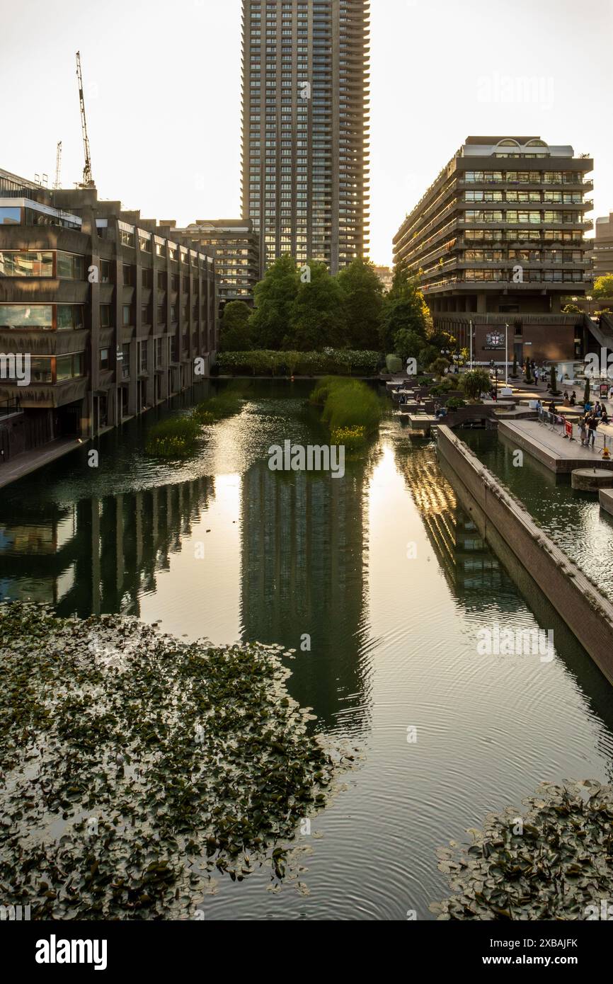 Barbican sunset hi-res stock photography and images - Alamy