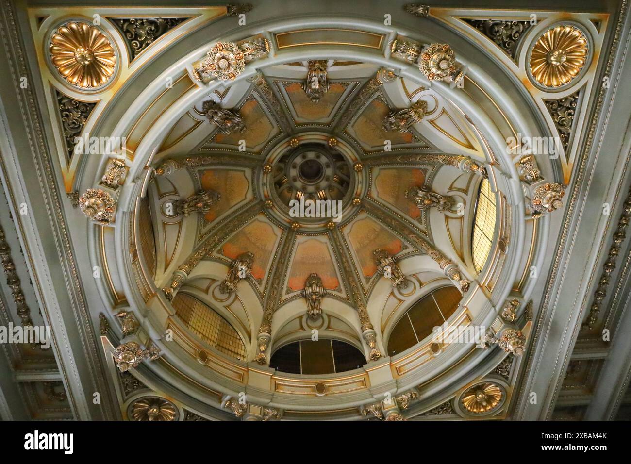 Madrid, Spain- April 8, 2024: Architectural details of Circulo de ...