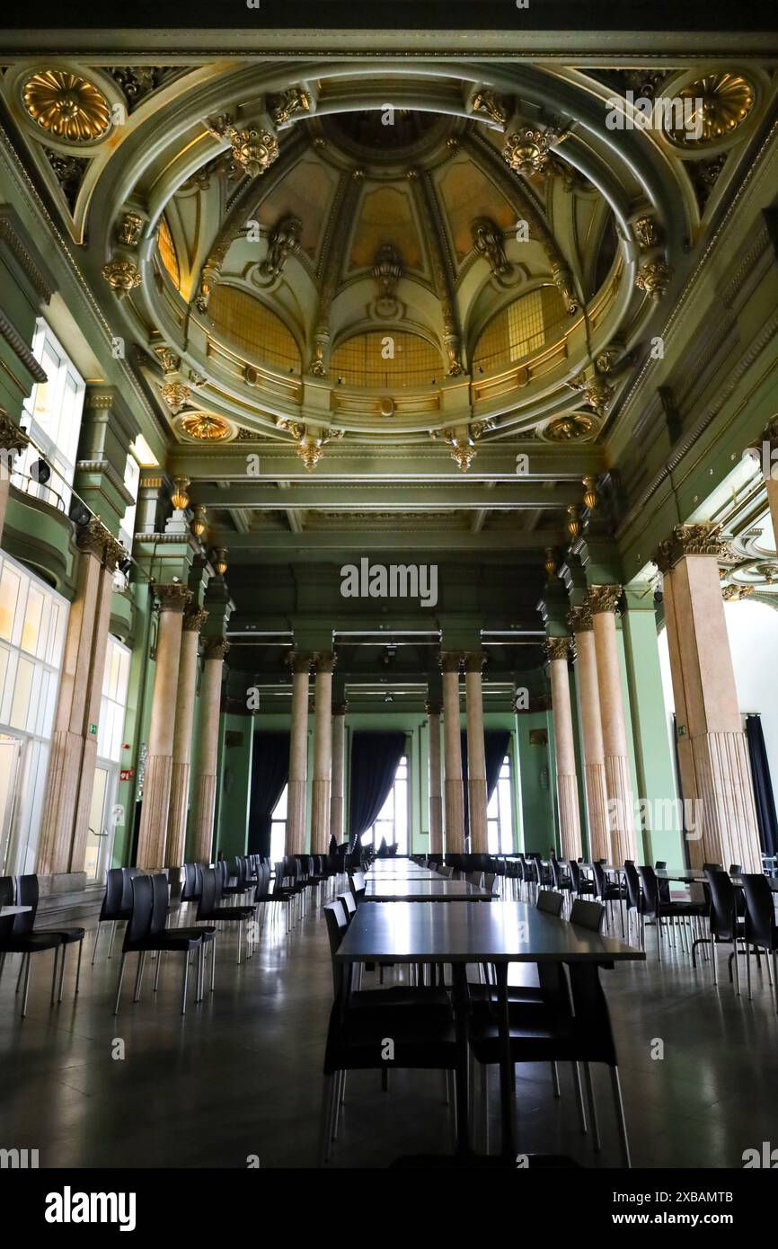 Madrid, Spain- April 8, 2024: Architectural details of Circulo de ...