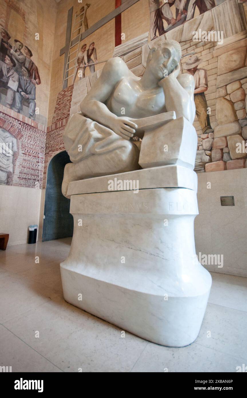 Italy, Veneto, Padua, University, Liviano Hall, Gio Ponti Architect ...