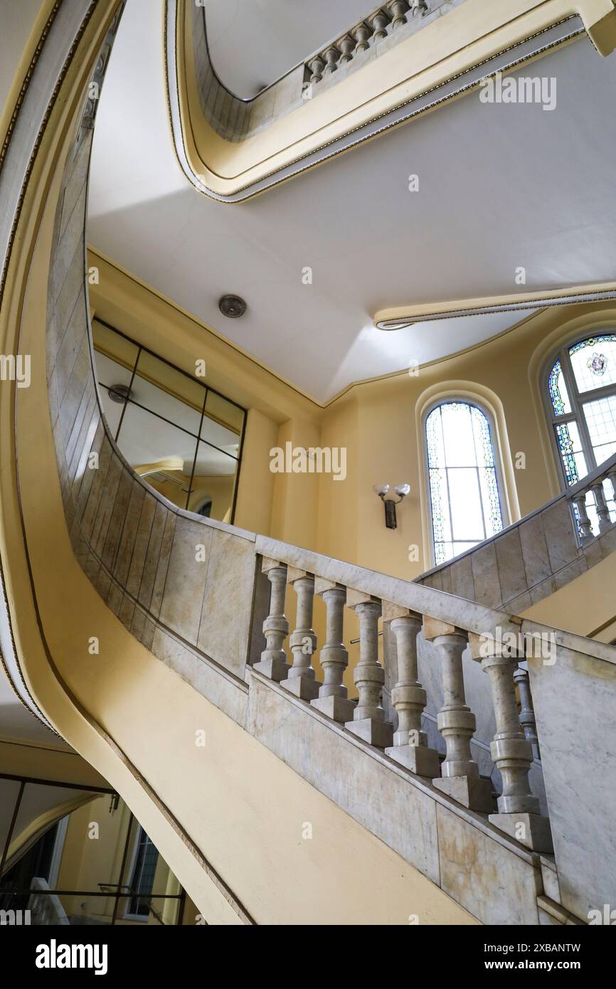 Madrid, Spain- April 8, 2024: Architectural details of Circulo de ...