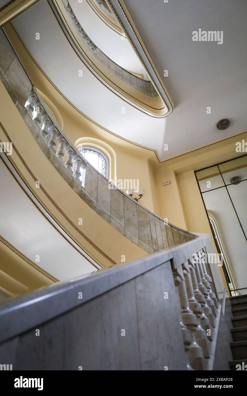 Madrid, Spain- April 8, 2024: Architectural details of Circulo de ...