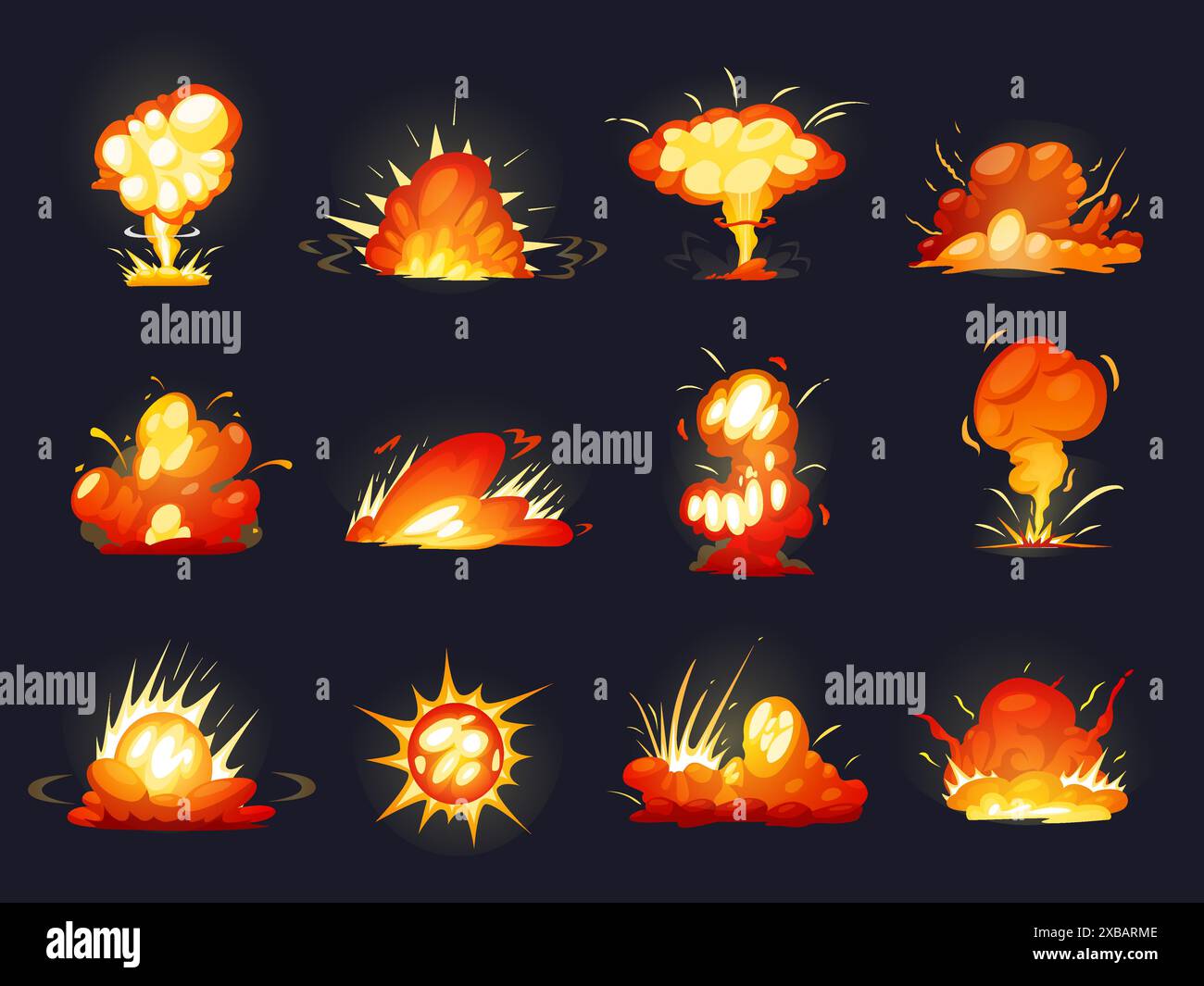Cartoon explosion hi-res stock photography and images - Alamy