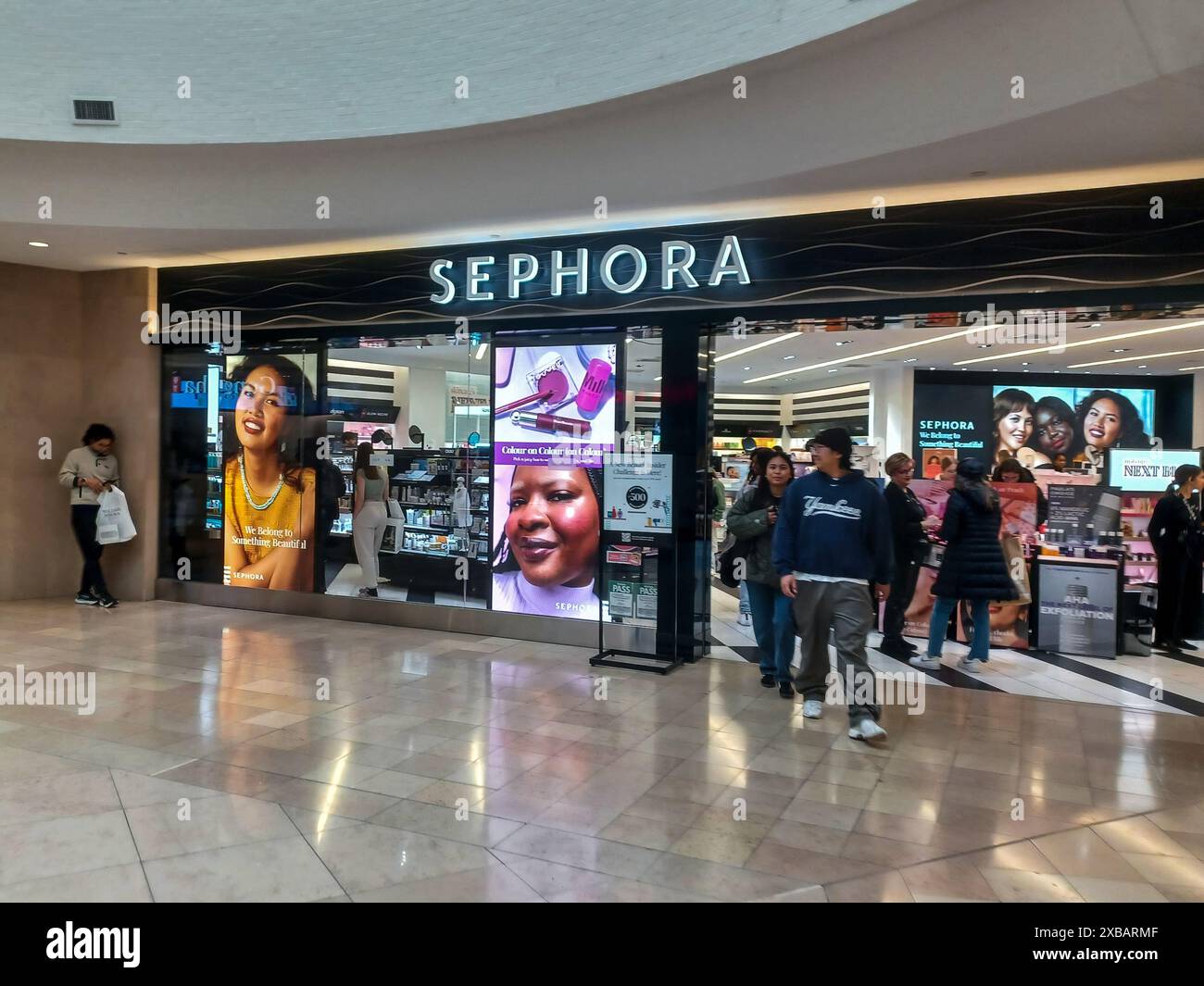 Toronto, ON, Canada – April 30, 2024: View at the Sephora company sign ...