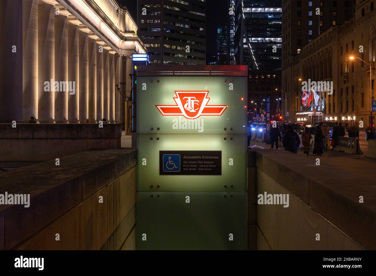 Toronto, ON, Canada – February 24, 2024: The sign of the Toronto ...