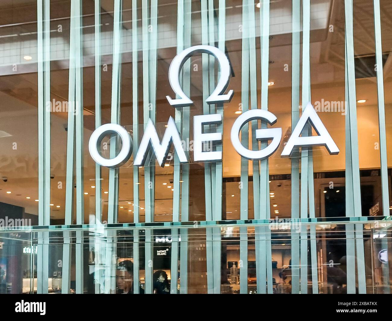 Omega watch company logo hi-res stock photography and images - Alamy