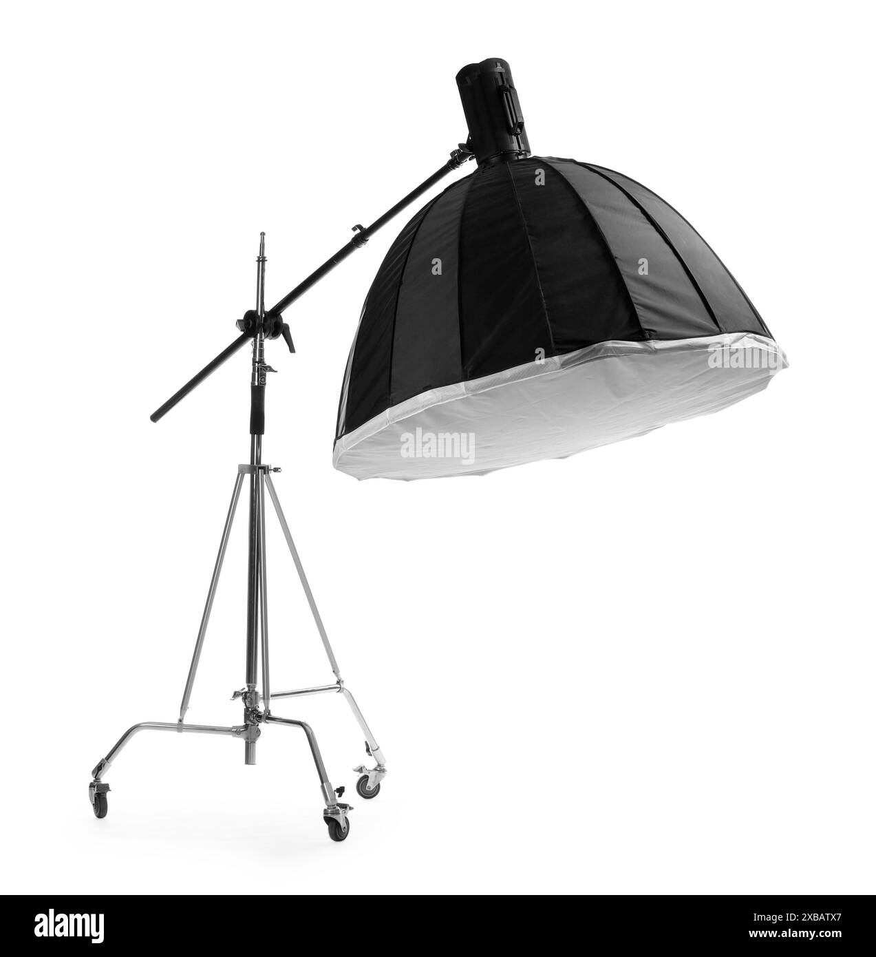 Professional lighting isolated on white. Photo studio equipment Stock ...