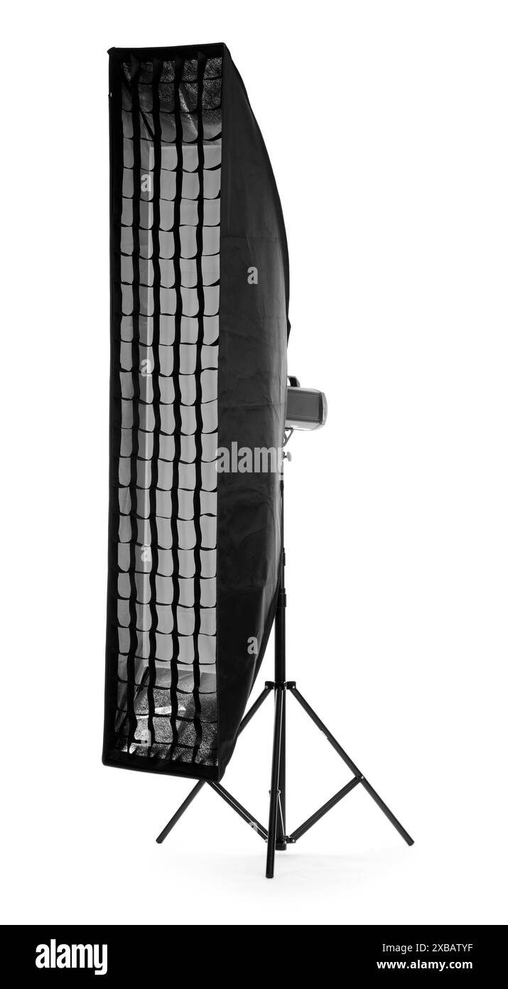 Professional lighting isolated on white. Photo studio equipment Stock ...
