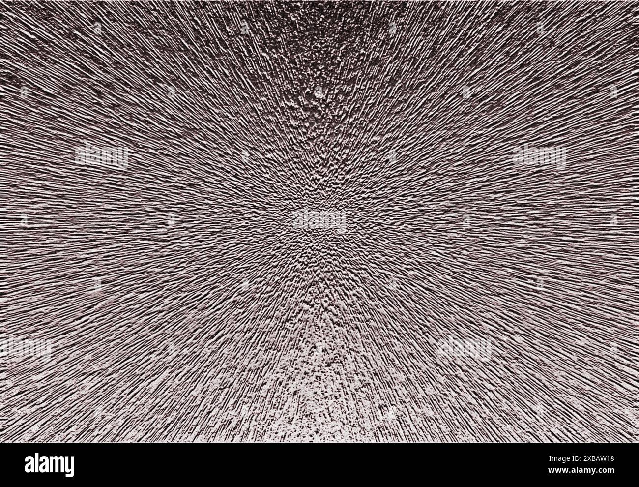 Abstract design of texture looking like an explosion with metallic ...