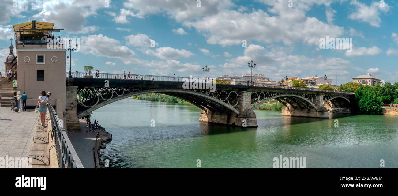 Seville, Andalusia, Spain - June 10, 2024: A breathtaking panoramic ...