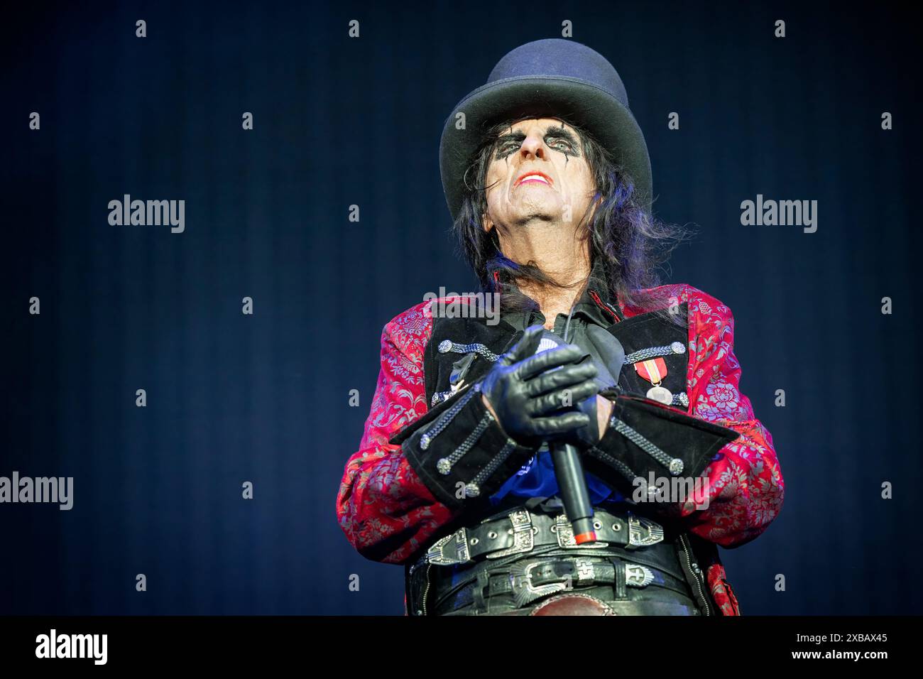 Solvesborg, Sweden. 08th, June 2024. The American singer Alice Cooper ...