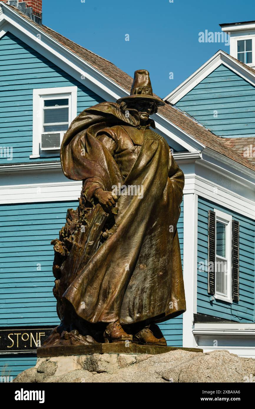 Statue of Roger Conant by Henry Hudson Kitson Salem, Massachusetts, USA ...