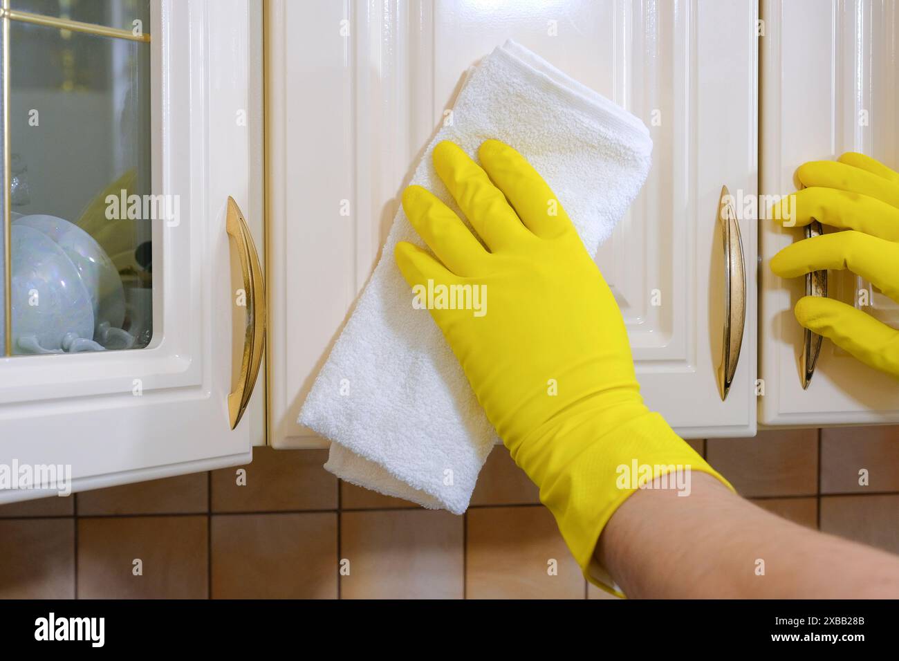 Wiping dust off furniture hi-res stock photography and images - Alamy