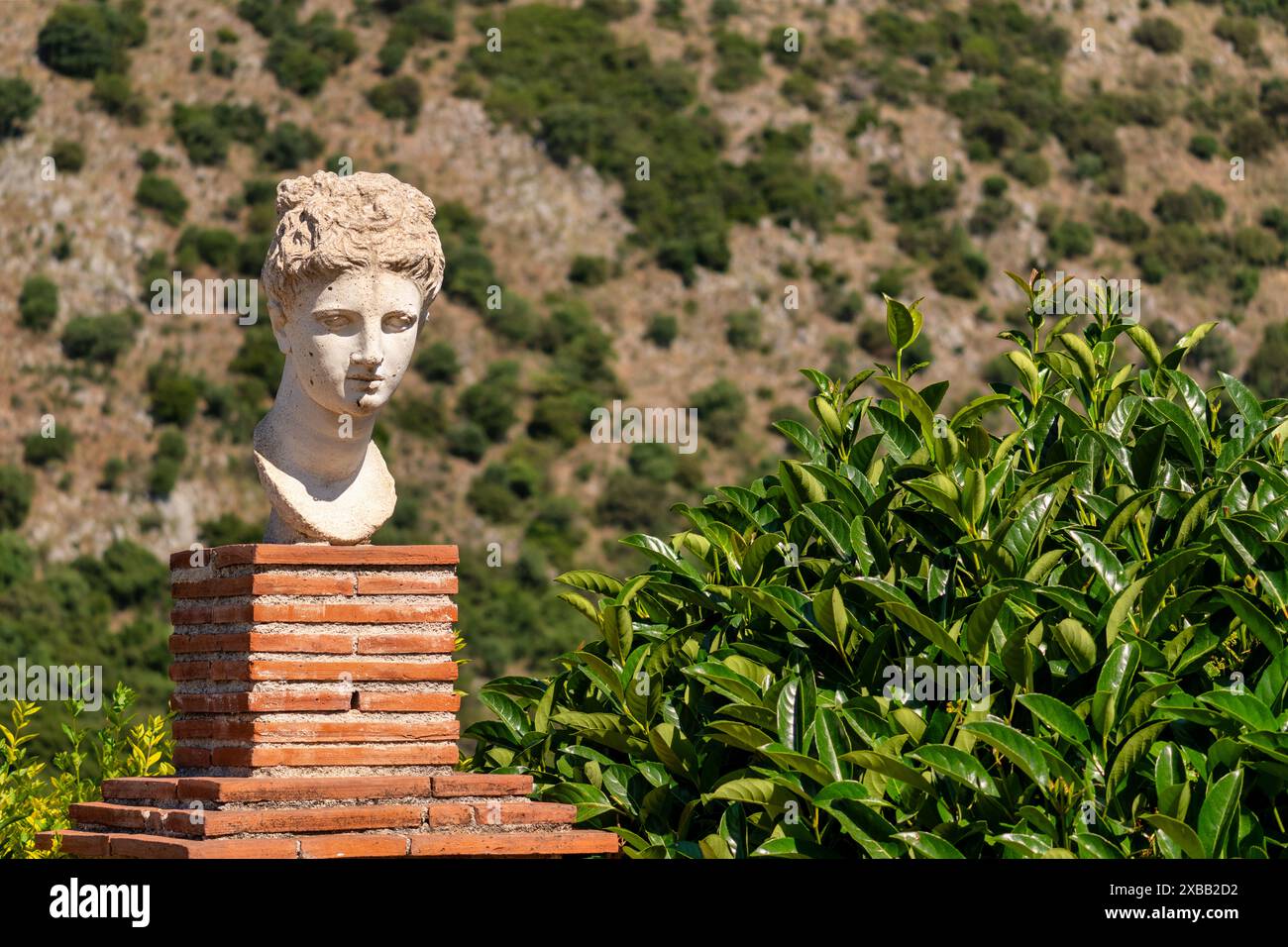 Dea of Butrint sculpture in southern Albania Stock Photo - Alamy